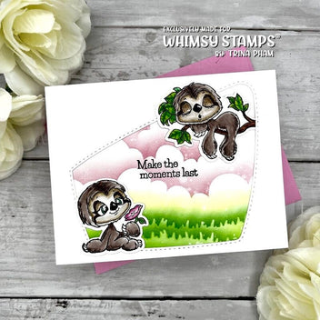 Sloth Moments Clear Stamps – Whimsy Stamps