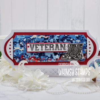 Military Bunting Die Set | Whimsy Stamps