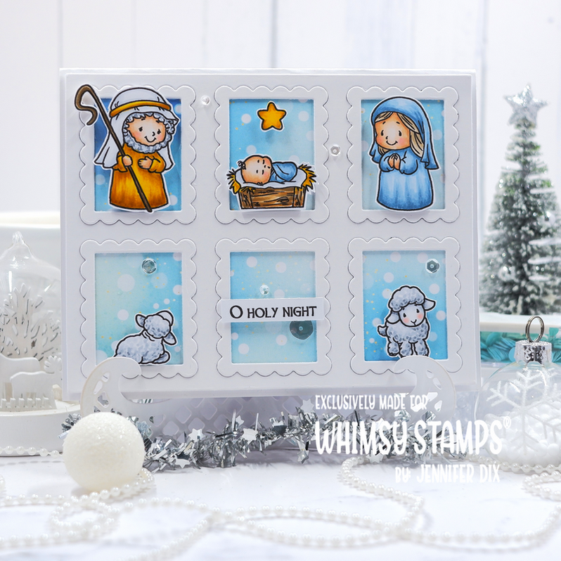Nativity Clear Stamps– Whimsy Stamps