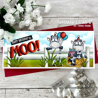 Party Mood Clear Stamps | Whimsy Stamps