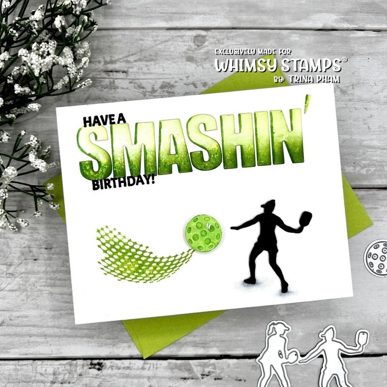 Pickleball Die Set– Whimsy Stamps