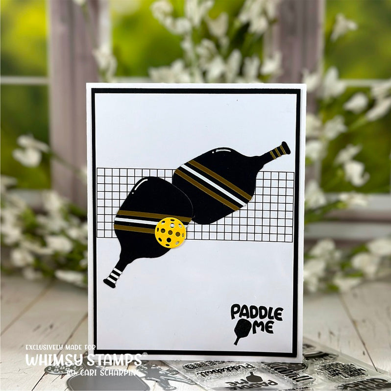 Pickleball Clear Stamps– Whimsy Stamps