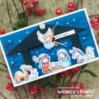 Nativity Clear Stamps– Whimsy Stamps