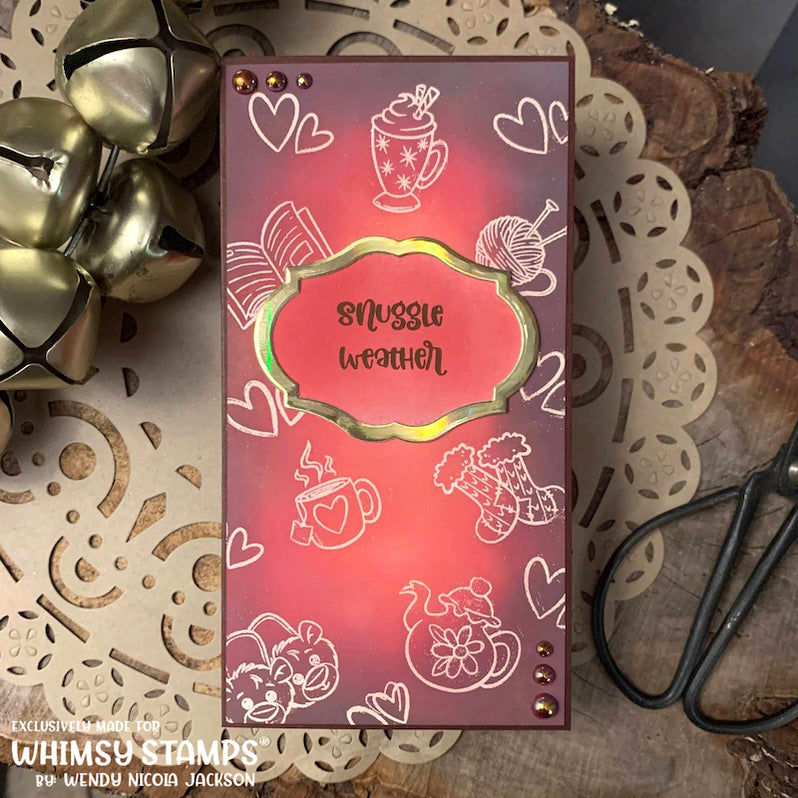 Cozy Winter Clear Stamps– Whimsy Stamps