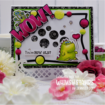 Monster Daze Clear Stamps | Whimsy Stamps