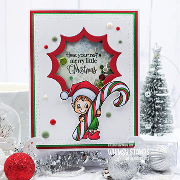 Elves on Christmas Clear Stamps – Whimsy Stamps