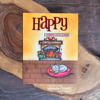 Cozy Winter Clear Stamps | Whimsy Stamps