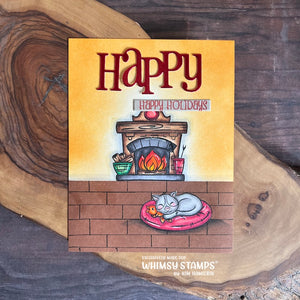 Cozy Winter Clear Stamps– Whimsy Stamps