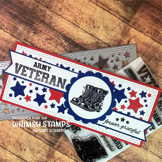 Military Honoring All Clear Stamps