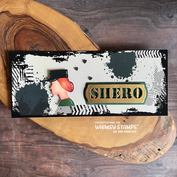 Military Profiles Die Set | Whimsy Stamps