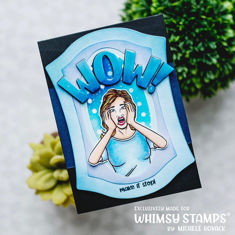 Meme Make It Stop! Clear Stamps– Whimsy Stamps