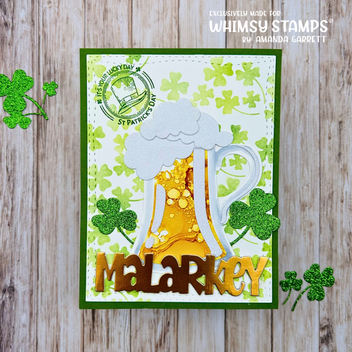 Malarkey Word Die Set | Whimsy Stamps