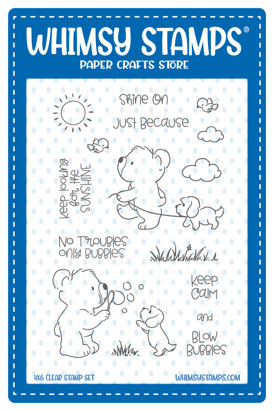 Love Buggies Clear Stamps – Whimsy Stamps