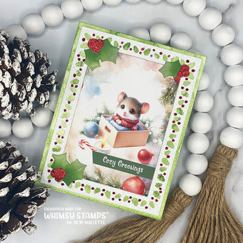 Quick Card Fronts - Matchbox Mice | Whimsy Stamps