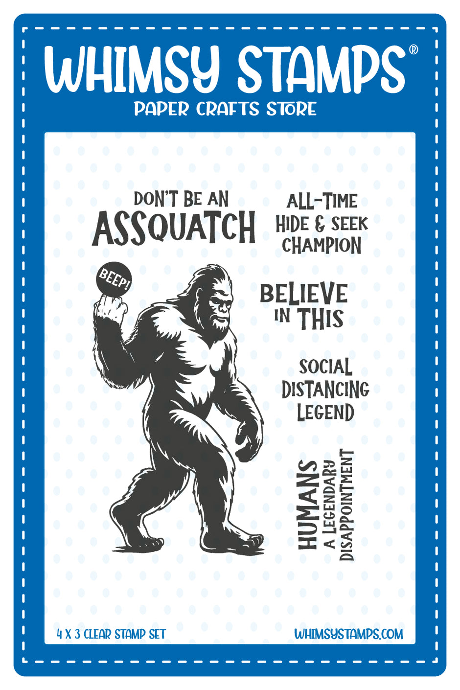 Clear and Rubber Stamps | Whimsy Stamps
