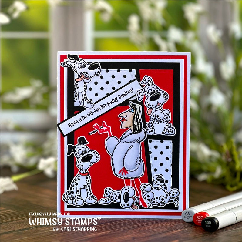 Slay the Day Clear Stamps– Whimsy Stamps