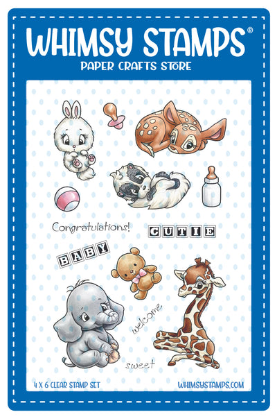 Critter Babies Clear Stamps– Whimsy Stamps