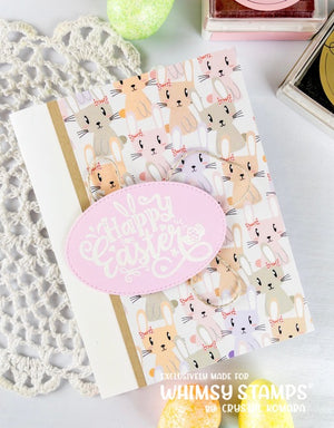 Easter Sentiments Clear Stamps– Whimsy Stamps