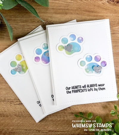 Puppy Paws Die Set– Whimsy Stamps