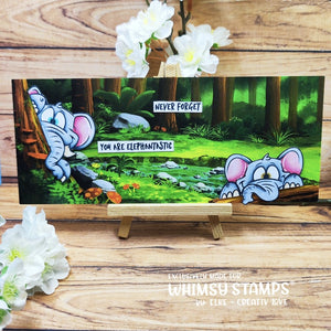 Elephantastic Clear Stamps– Whimsy Stamps