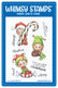 Elves on Christmas Clear Stamps | Whimsy Stamps