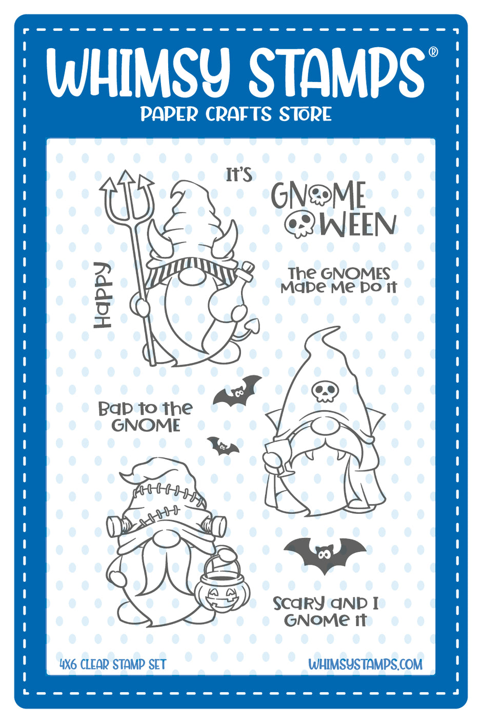 Biker Kickstart My Heart Clear Stamps | Whimsy Stamps