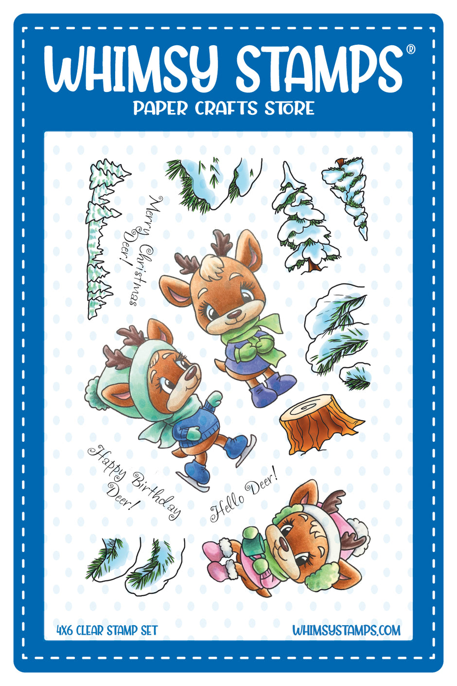 Dudley Santa's Cookies - Digital Stamp | Whimsy Stamps