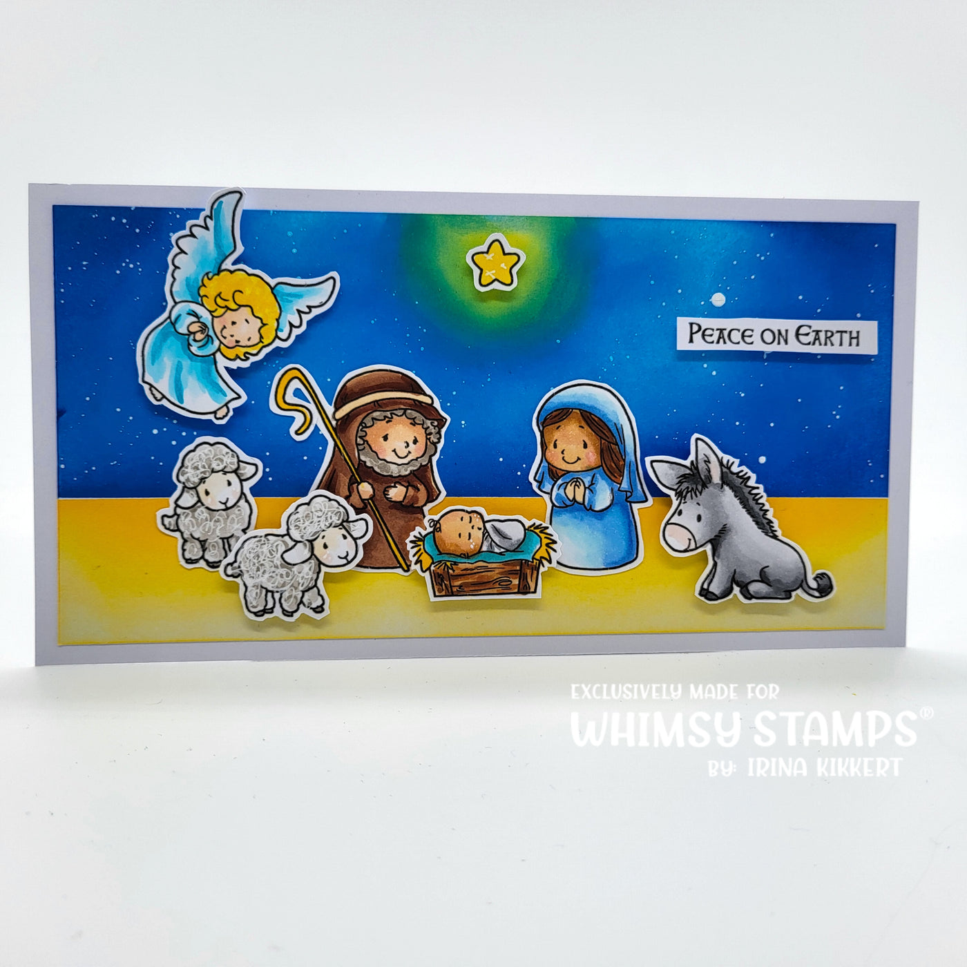 Nativity Clear Stamps– Whimsy Stamps