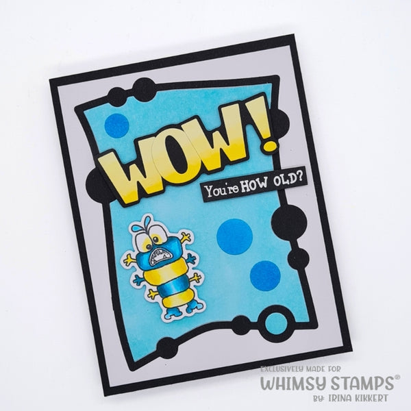 Monster Daze Clear Stamps | Whimsy Stamps