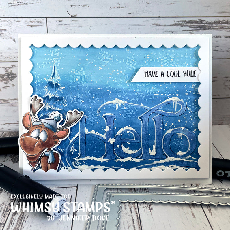 Moose You Clear Stamps– Whimsy Stamps