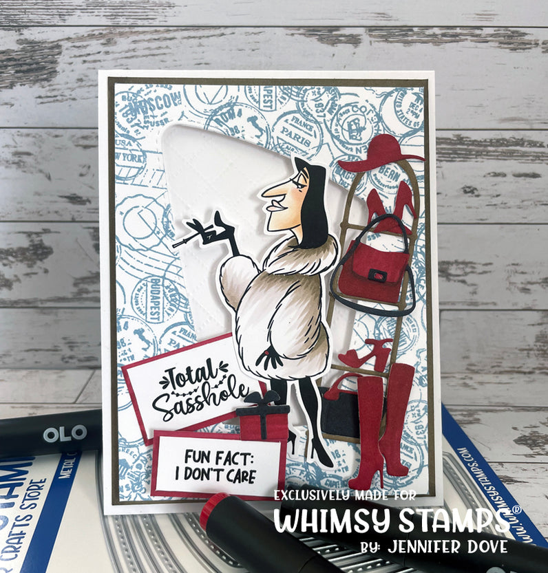 Slay the Day Clear Stamps– Whimsy Stamps