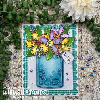 FaDoodle Blooms Clear Stamps | Whimsy Stamps