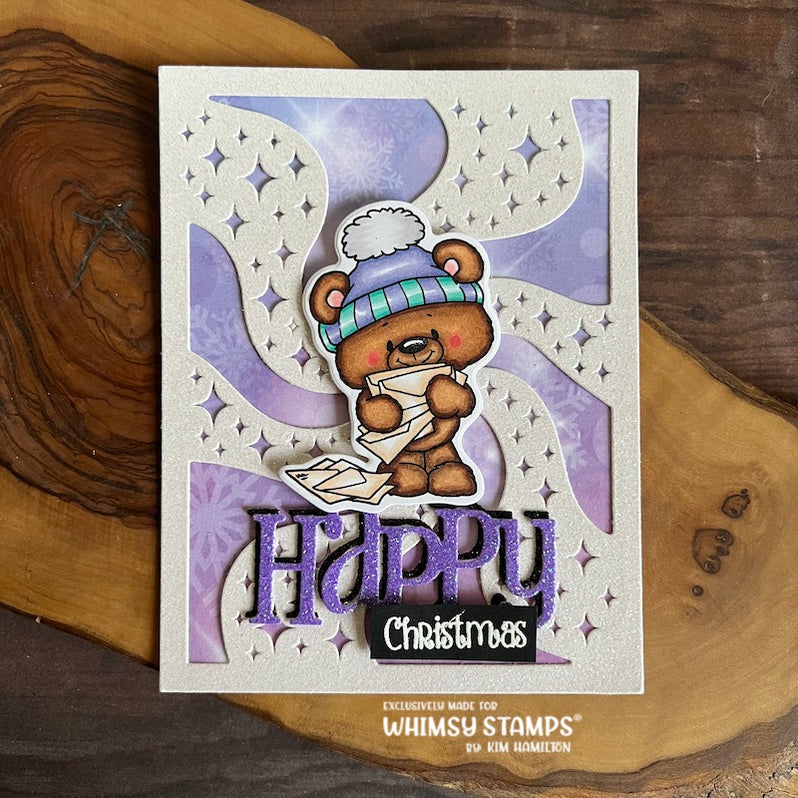 Teddy Bear Christmas Sweets Clear Stamps– Whimsy Stamps