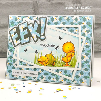 Whoopsie Clear Stamps | Whimsy Stamps