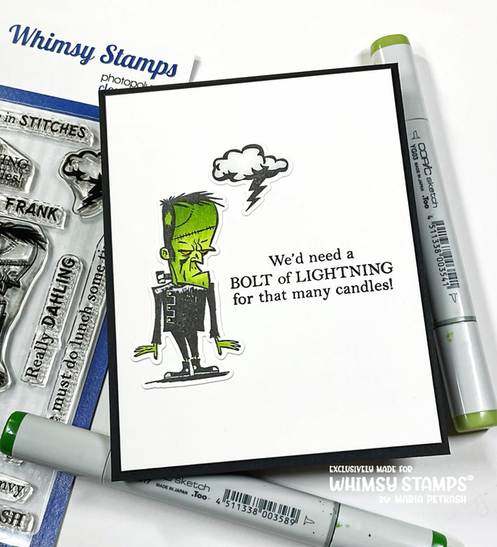 Franken Schmutz Clear Stamps– Whimsy Stamps
