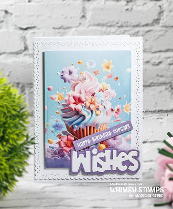 Quick Card Fronts - Creative Cupcakes – Whimsy Stamps