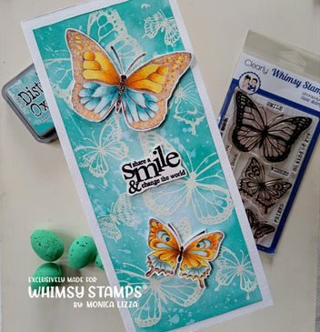 Butterflies Clear Stamps – Whimsy Stamps