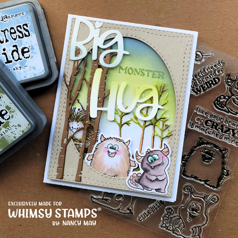 Monster Cuties Clear Stamps– Whimsy Stamps