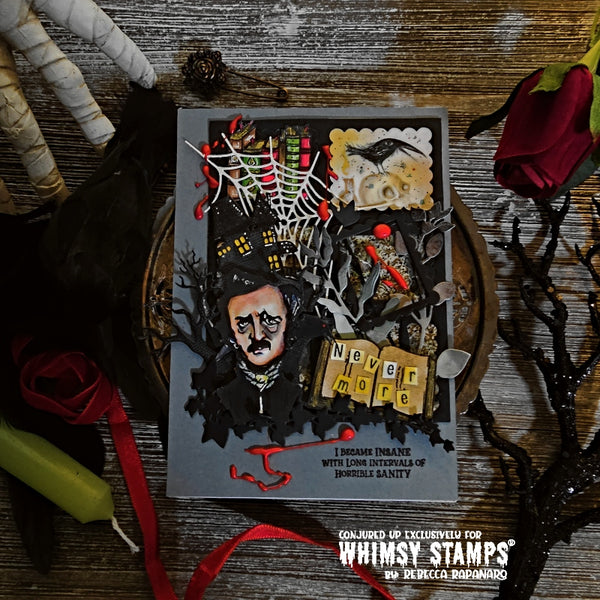 Poe Boy Clear Stamps | Whimsy Stamps