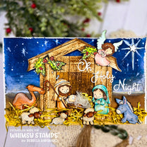 Nativity Clear Stamps | Whimsy Stamps