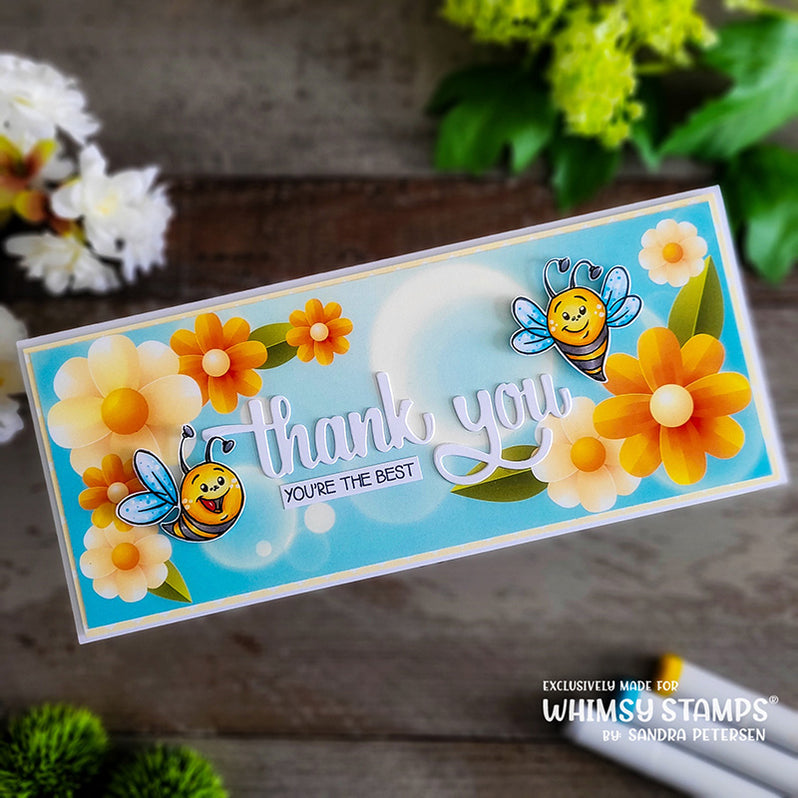 Thank You Word Die– Whimsy Stamps