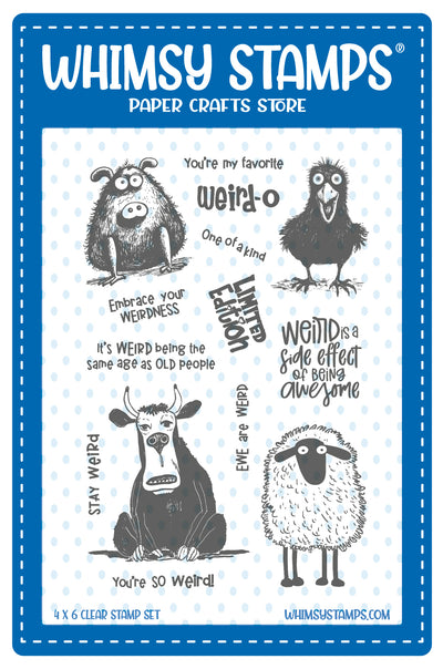 So Weird Clear Stamps– Whimsy Stamps