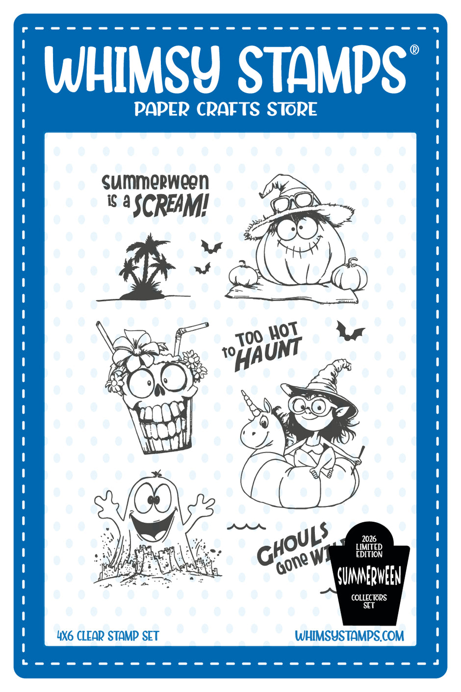 Clear and Rubber Stamps | Whimsy Stamps