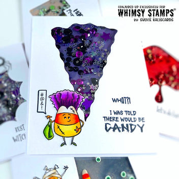 Candy Corn Dress Up Clear Stamps | Whimsy Stamps