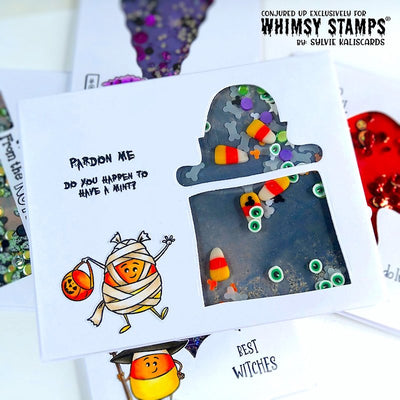 Candy Corn Dress Up Clear Stamps– Whimsy Stamps