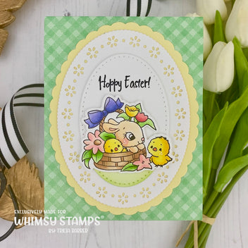 Easter Bunnies Clear Stamps | Whimsy Stamps