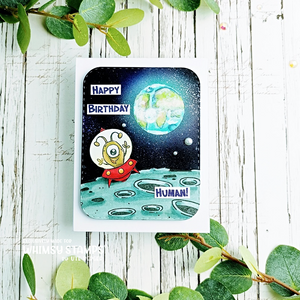 Over the Moon Clear Stamps– Whimsy Stamps