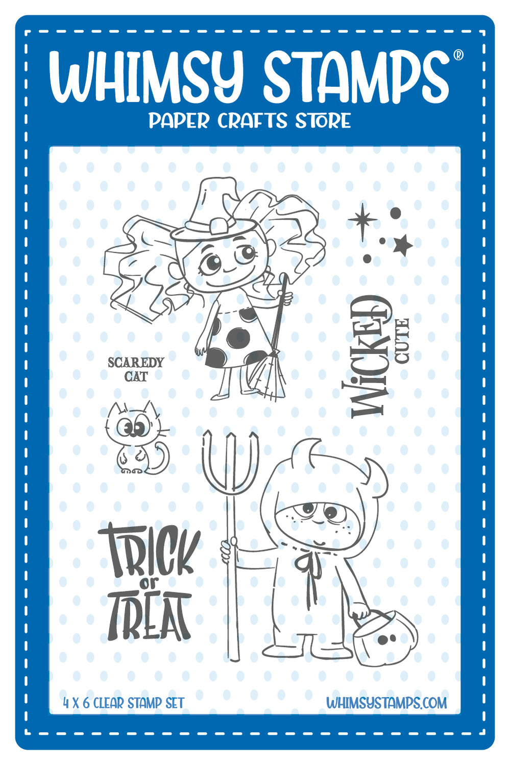 Wicked Cute Clear Stamps– Whimsy Stamps