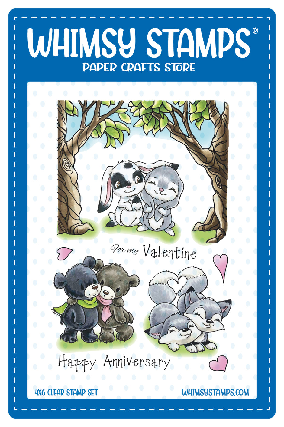 *NEW Woodland Valentine Clear Stamps