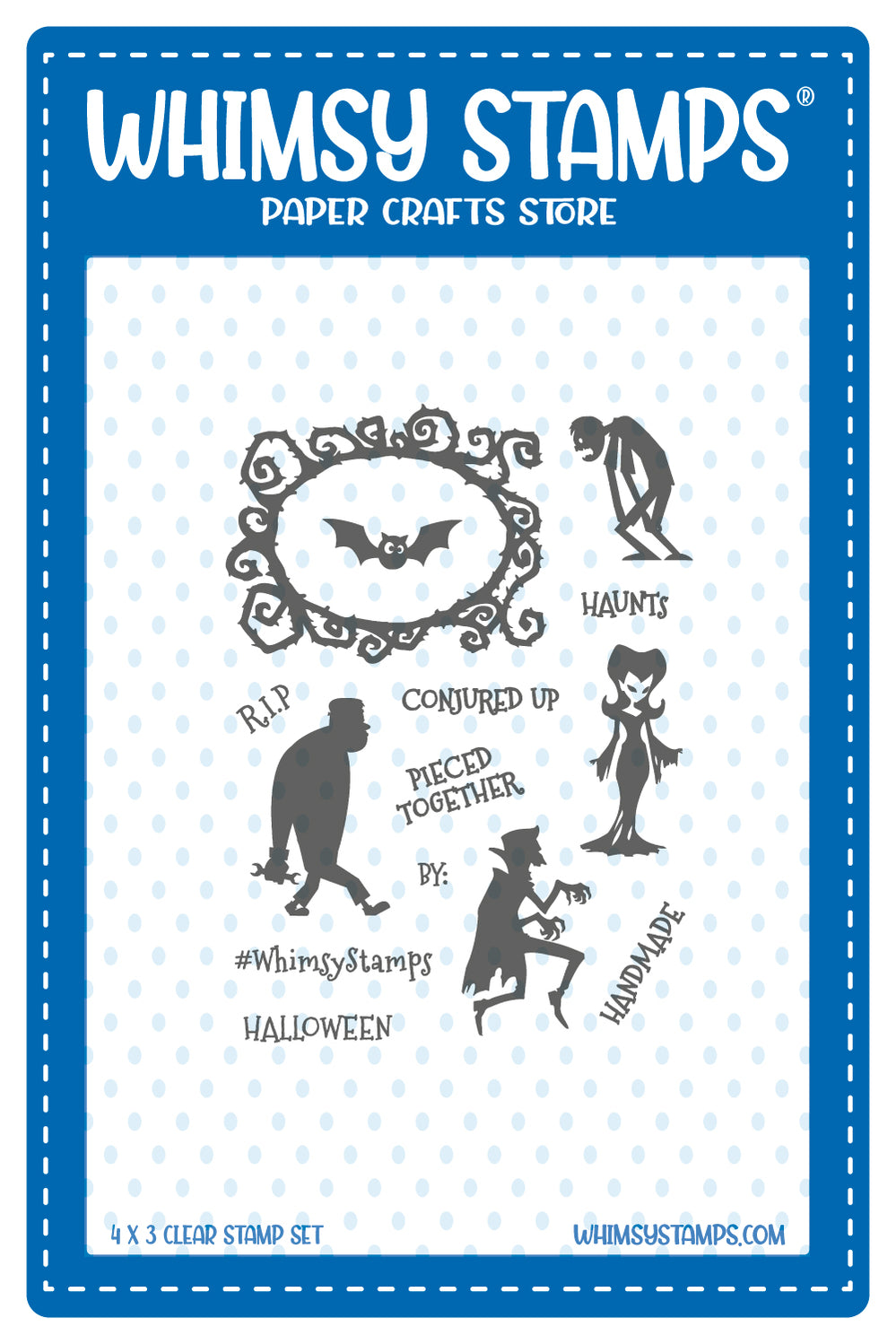 Handmade Monsters Clear Stamps– Whimsy Stamps